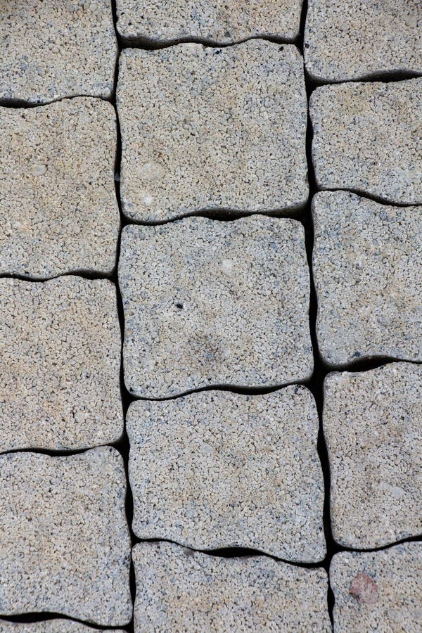 Background Texture of Cobblestone Pavement. Paving Slabs in the Form of ...