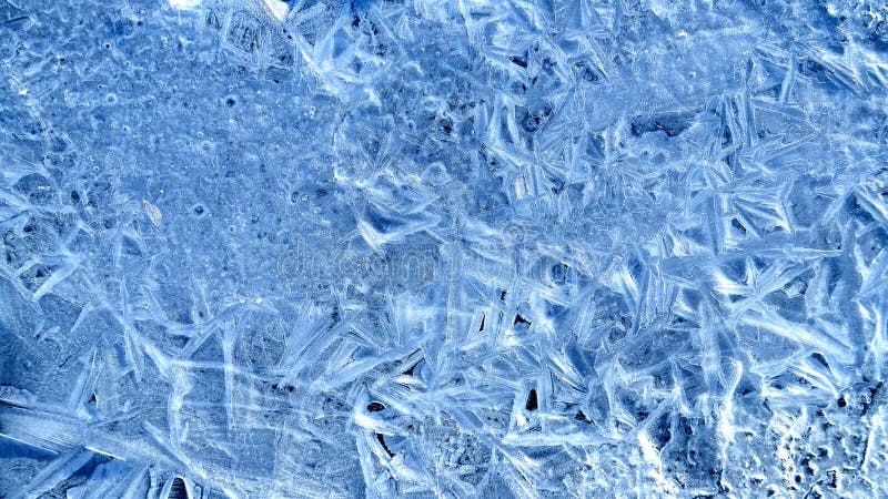 Background Texture of Cold Blue Ice. Stock Image - Image of frost ...