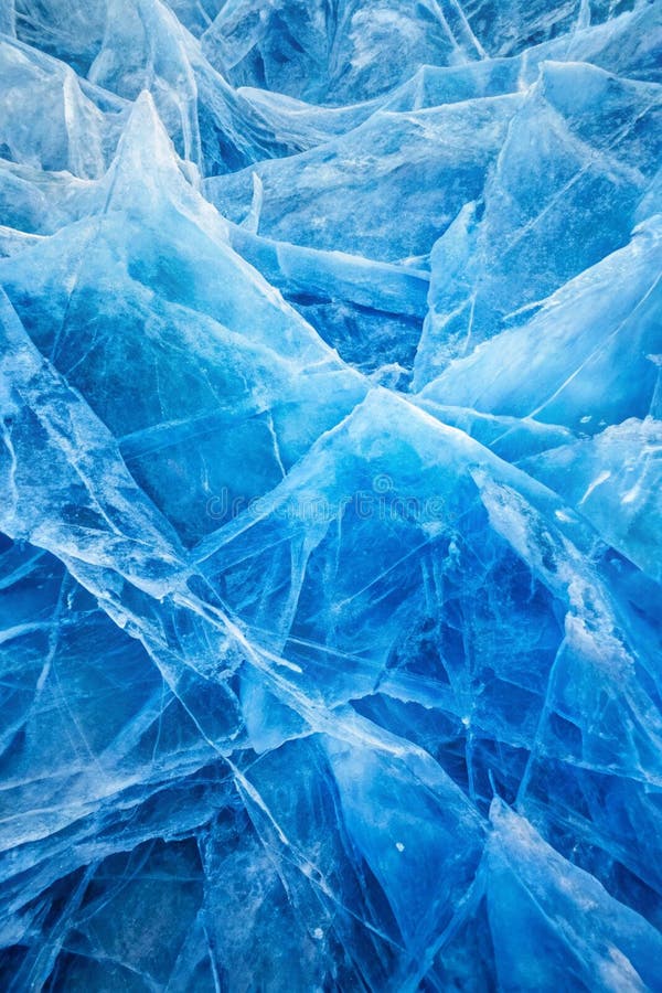 Background Texture of Cold Blue Ice Stock Illustration - Illustration ...