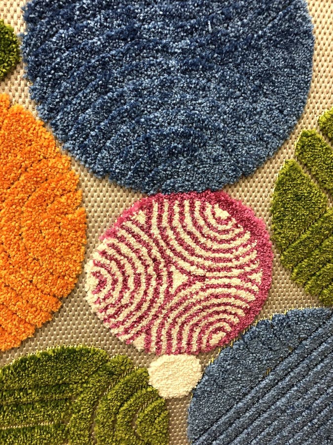 Background, Texture of Colored Carpet with Color Pattern. Used for ...