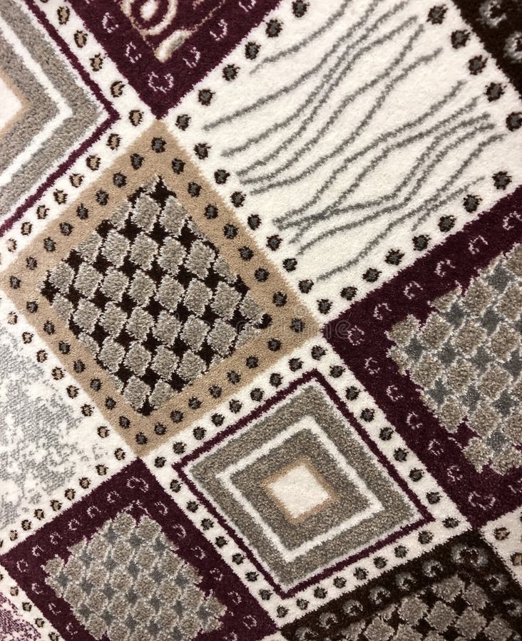 Background, Texture of Colored Carpet with Color Pattern. Used for ...