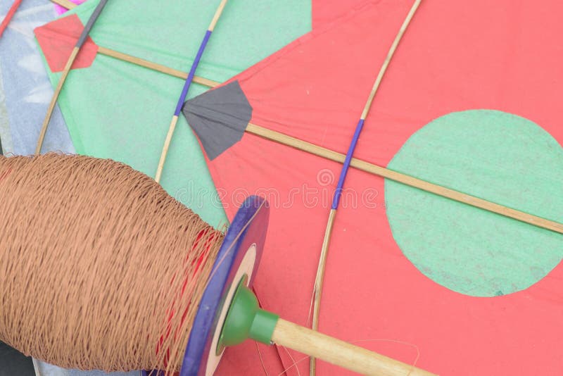 Background Texture Of Colorful Indian Kite Stock Image - Image of ...