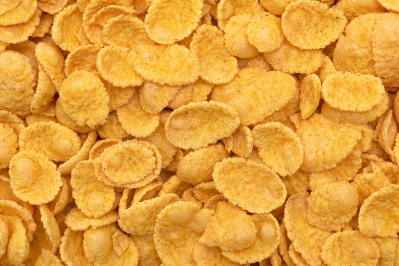 Background and Texture of Corn Flakes for Morning Breakfast Stock Photo ...