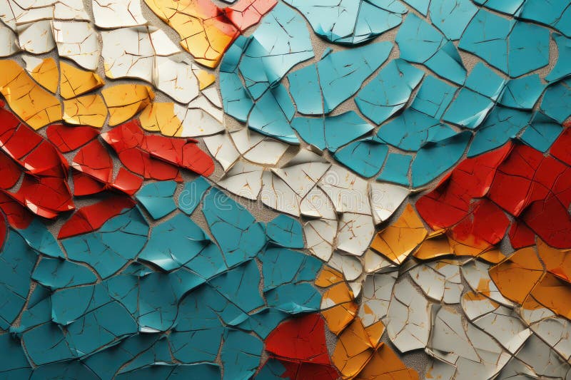 Background, Texture, Cracked Multi-colored Paint. Background for the ...