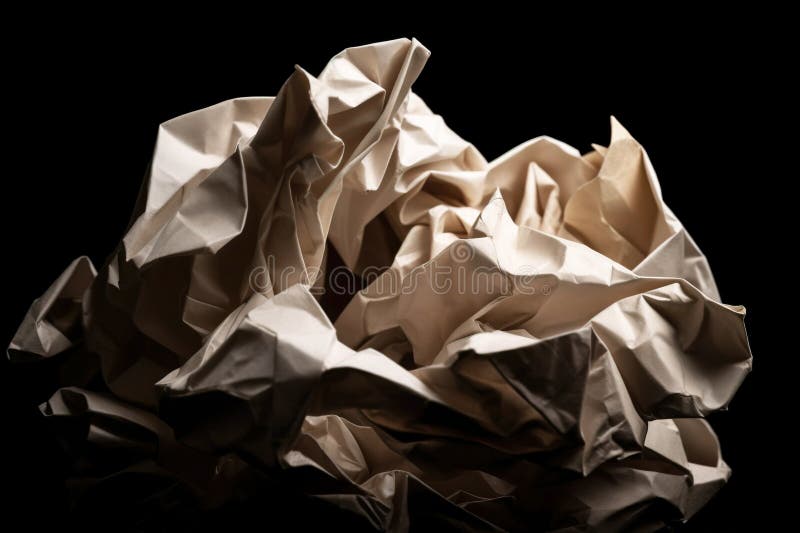 Background Texture of Crumpled Yellowed Vintage Paper. Header Banner ...