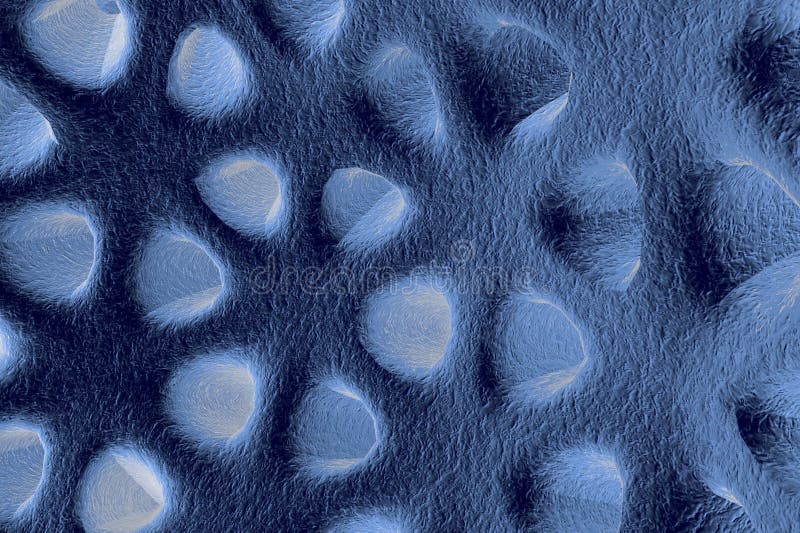 3D Illustration of the Skin Texture Under a Microscope Stock ...