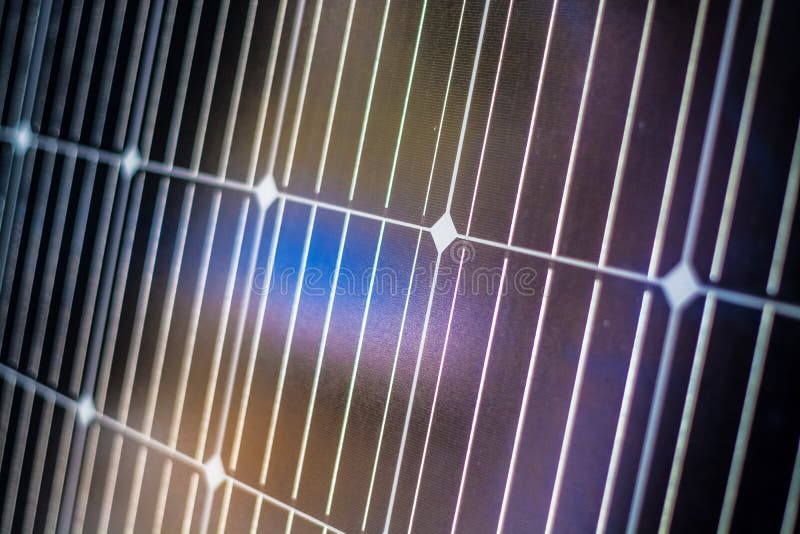 Background or Texture of Electro Plates, Solar Panels Installed on the ...