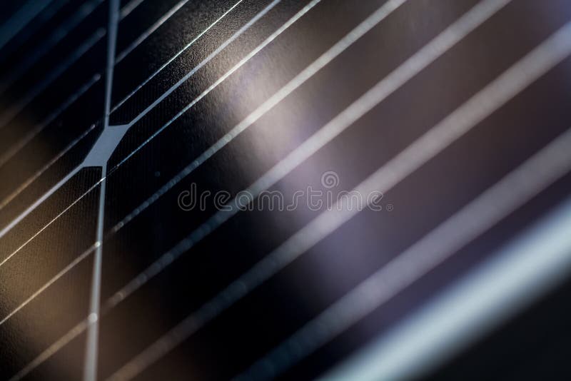 Background or Texture of Electro Plates, Solar Panels Installed on the ...