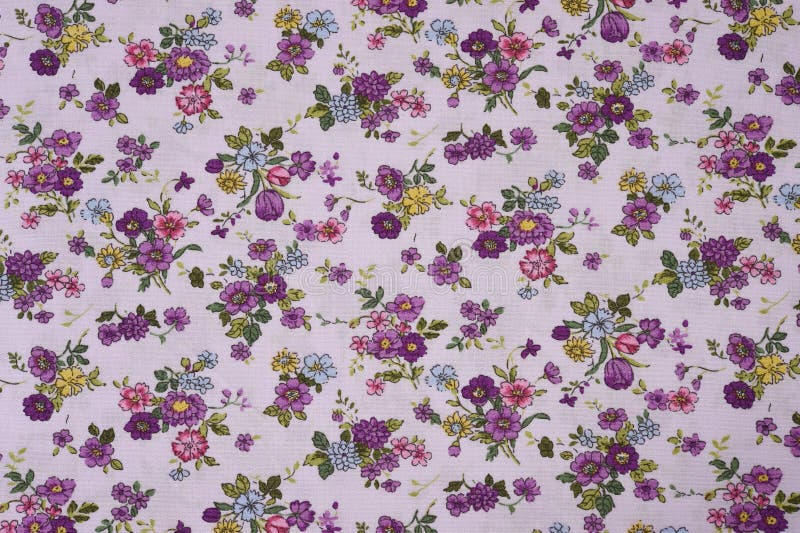 Background Texture Fabric Floral Pattern Stock Illustration ...