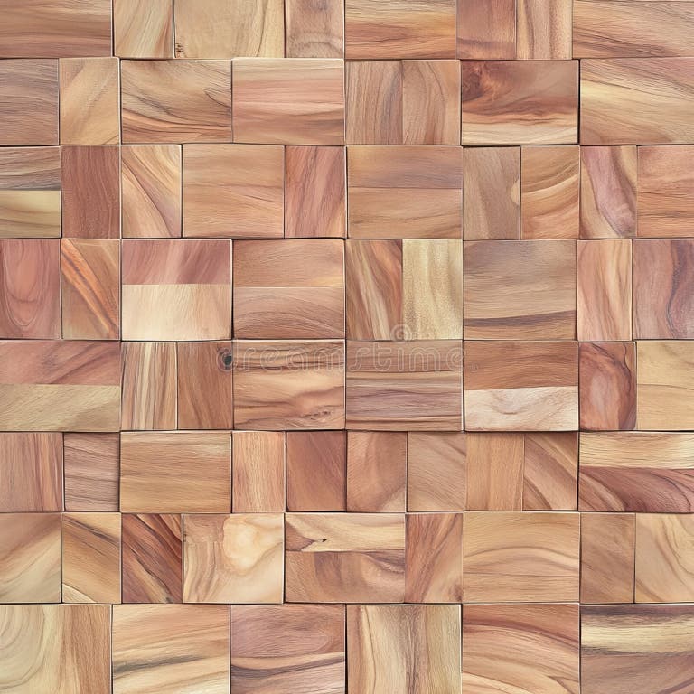 Background Texture Featuring a Mosaic of Different Wood Varieties Stock ...