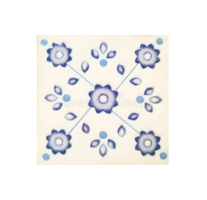 Background and Texture Flower Pattern on Ceramic Tile Stock Photo ...