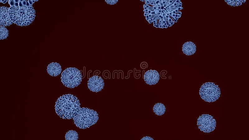 Background, Texture in the Form of Randomly Moving Spheres of Viruses ...