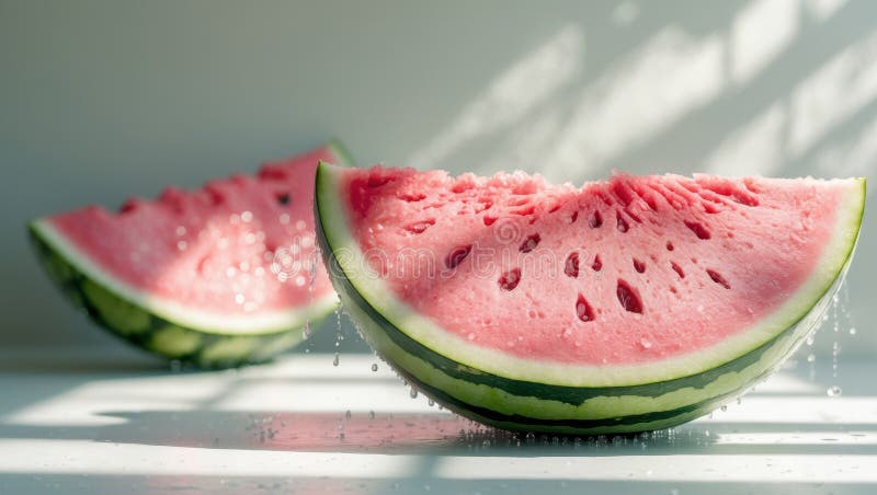 Background Texture of a Fresh Juicy Pink Watermelon for a Refreshing ...