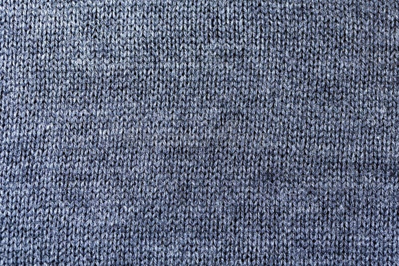 Background Texture of Grey Pattern Knitted Fabric Made of Cotton or ...