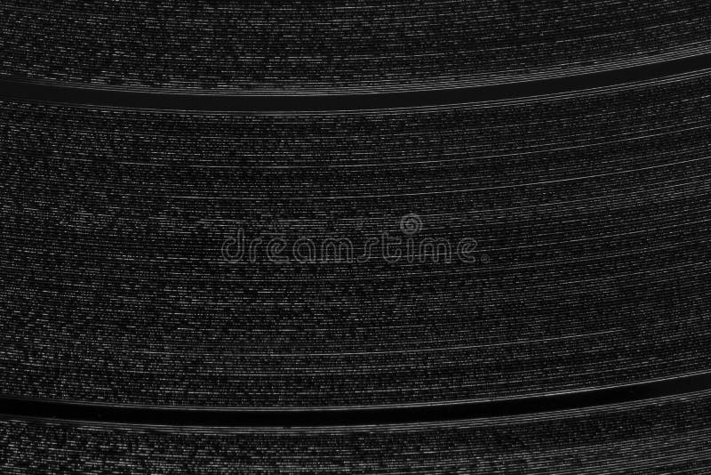 Background Texture of Grooves on Retro Vinyl Record, Close-up Stock ...