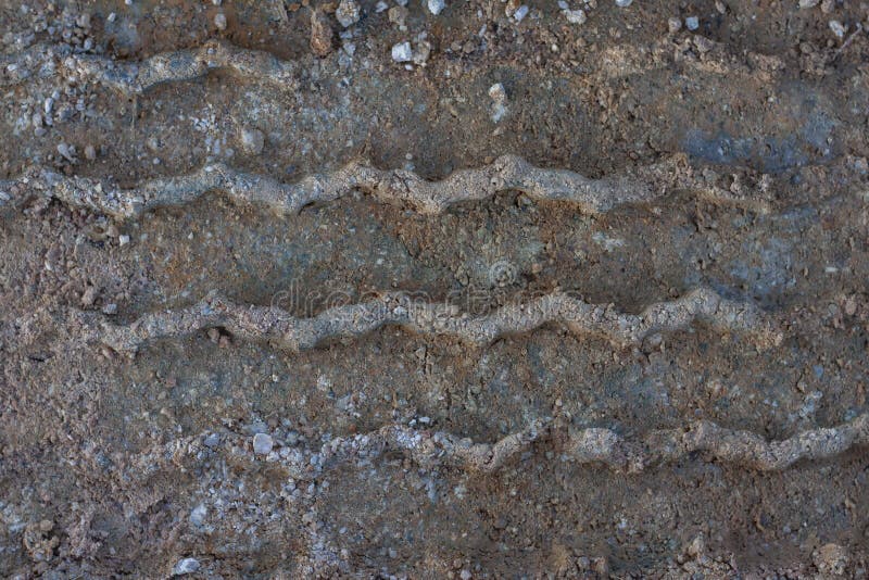 Background and Texture of Ground Where the Tire Marks. Stock Image ...