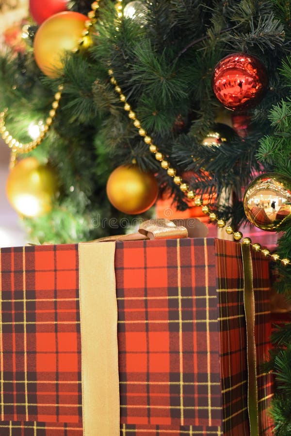 Background Texture of Holiday Gift Box in Vertical Frame Stock Photo ...