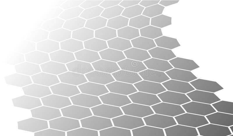 Background Texture Honeycomb Gray Stock Vector - Illustration of dark ...