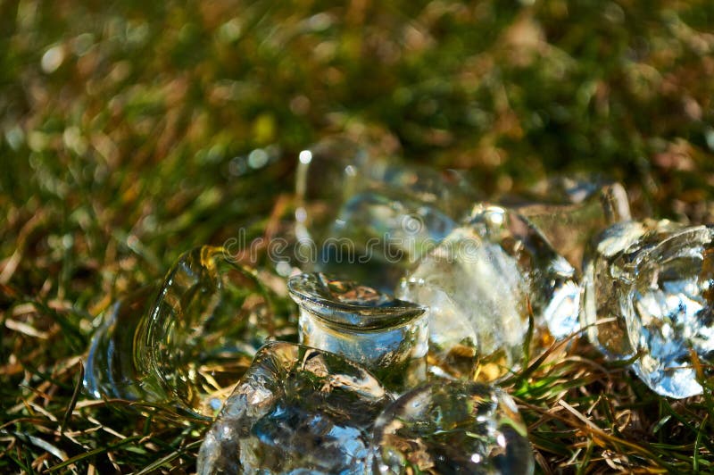 Ice cubes in the sun stock image. Image of cold, sunrise - 18208439