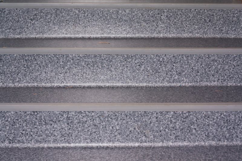 Gray Stairs Step with Yellow Line Stock Image - Image of architecture ...