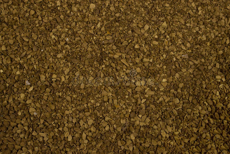 Background or Texture Instant Coffee Granules Stock Image - Image of ...