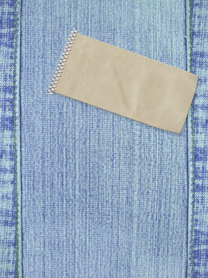 Background - Texture Jeans with Label Stock Image - Image of design ...