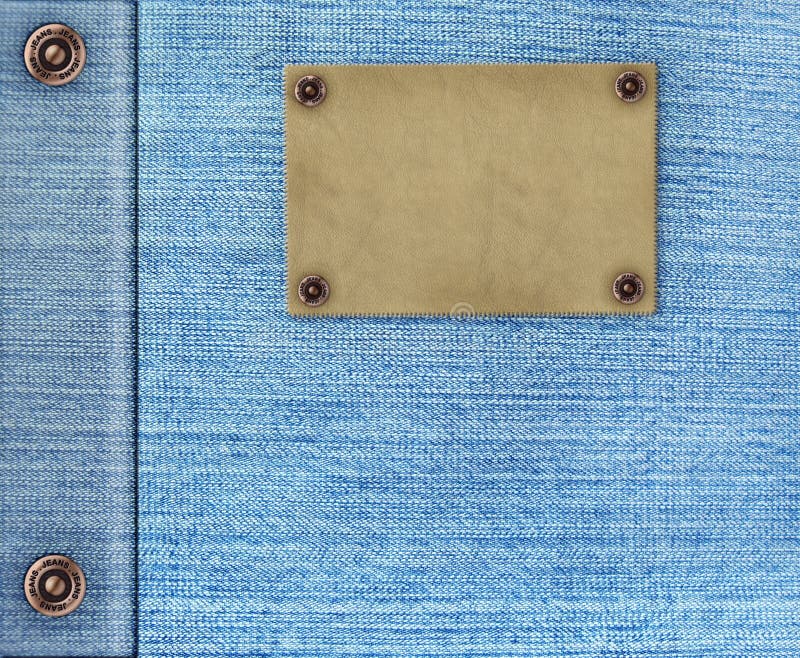 Background - Texture Jeans with Label Stock Illustration - Illustration ...