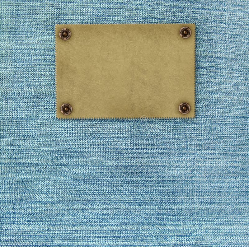 Background - Texture Jeans with Label Stock Photo - Image of fabrics ...