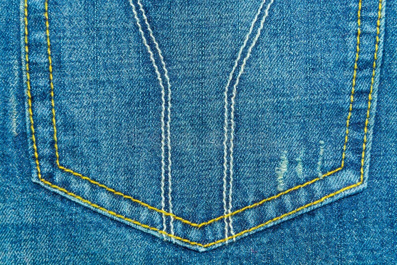 The Background, Texture of Jeans Pocket Closeup Stock Image - Image of ...