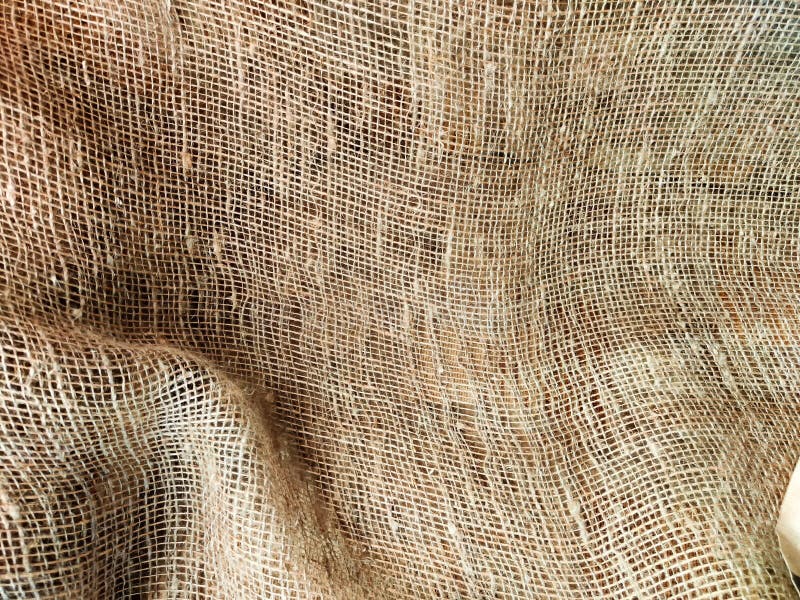 Background and Texture of Jute Fabric. Abstract Pattern, Frame, Space ...