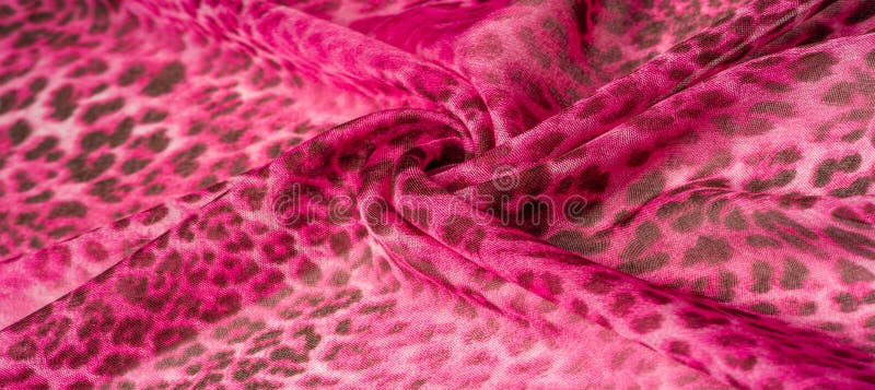 Background Texture. Leopard Silk Bright Fabric African Themes Stock ...