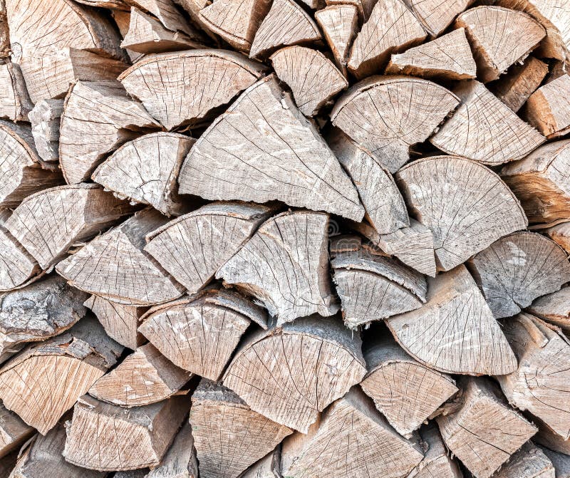 Background or Texture Made of Firewood Stock Image - Image of seasoned ...