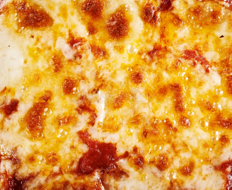 Background Texture of Melted Mozzarella on a Pizza Stock Image - Image ...