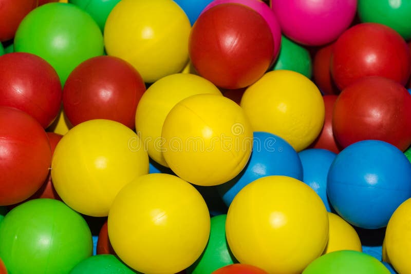 Background Texture of Multi-colored Plastic Balls Stock Photo - Image ...