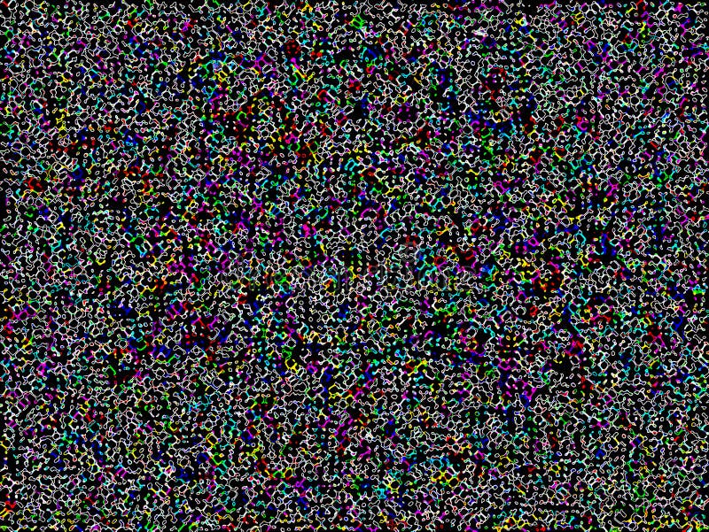 Background Texture: Multi-colored Small Cells. Abstract Structure of ...