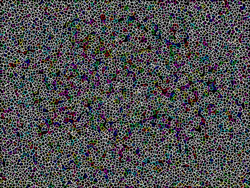 Background Texture: Multi-colored Small Cells. Abstract Structure of ...