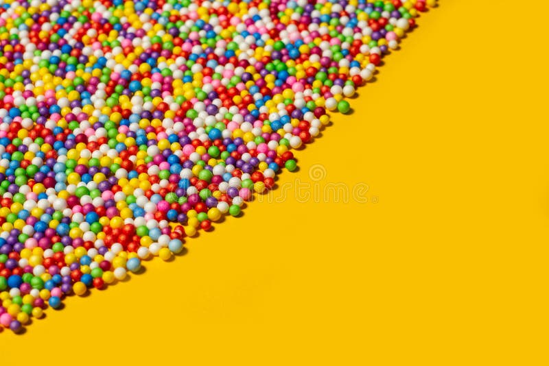 Background Texture of Multicolored Foam Balls Stock Photo - Image of ...