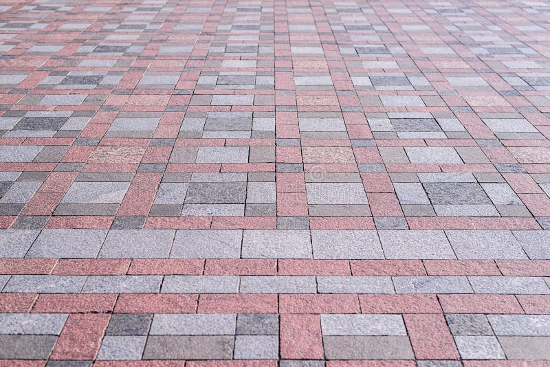 Background. Texture of Multicolored Paving Slabs on the Whole Frame ...