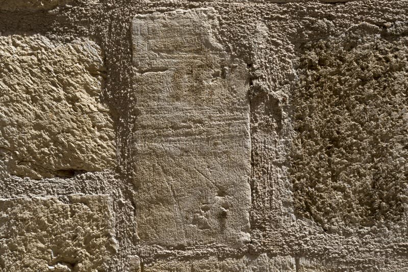 Fragment of the Old Limestone Wall Stock Image - Image of fragment ...