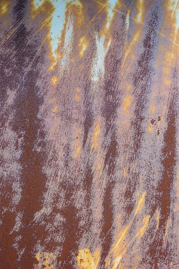 Background Texture of an Old Rusty Metal Surface with Faded Colors ...