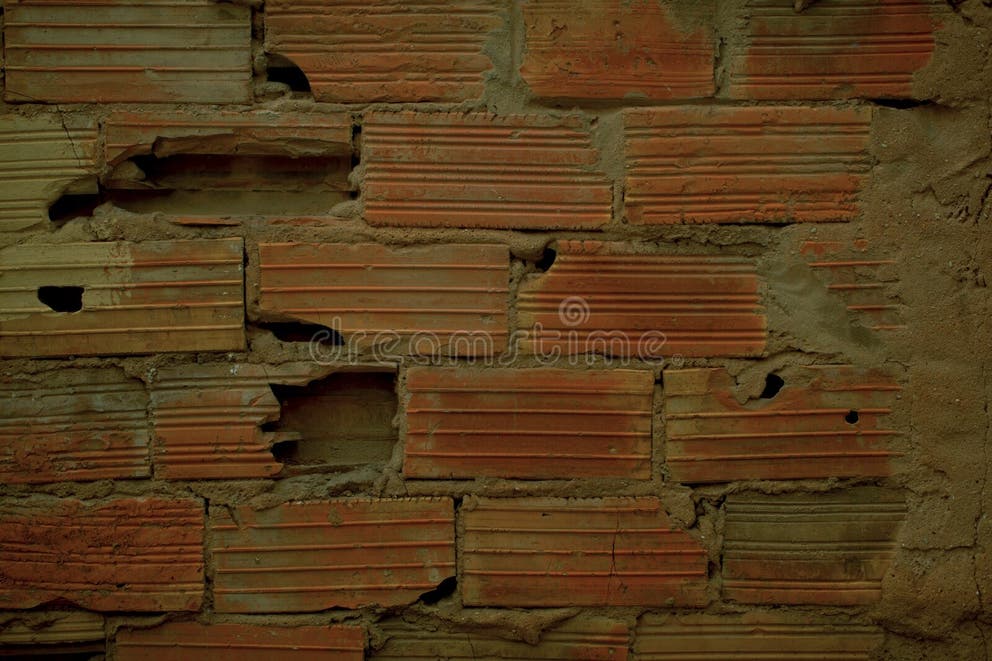 Background Texture of Old Grunge Broken Bricks Stock Image - Image of ...