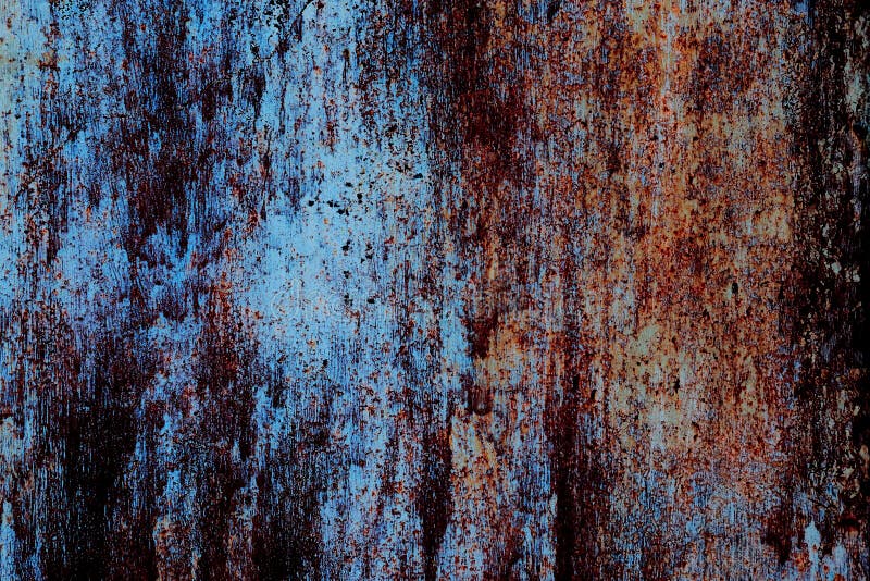 Background, Texture of Old Rusty Iron in Horror Style. Stock Photo ...