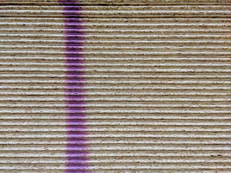 OSB-3 Tiles with a Painted Purple Mark Stock Photo - Image of osb3 ...
