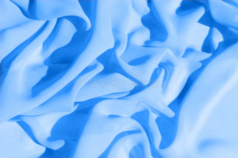 Background Texture, Pattern. Azure Blue Silk Twill Stock Photo - Image ...