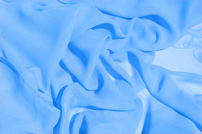 Background Texture, Pattern. Azure Blue Silk Twill Stock Photo - Image ...