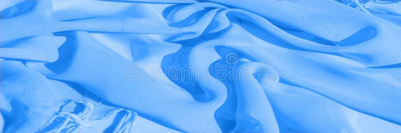 Background Texture, Pattern. Azure Blue Silk Twill Stock Image - Image ...