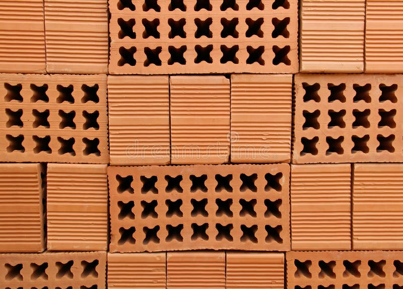 Background and Texture on Pattern Earthenware Brick Tiles Stock Image ...