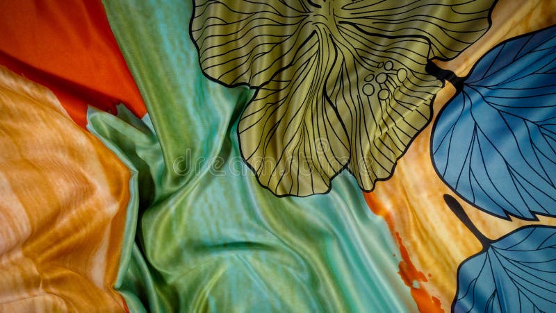 Background Texture or Pattern of Fabric Textile with Various Colour ...