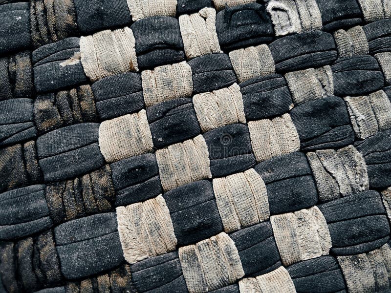 The Background Texture and Pattern of the Floor Mat are Made from White ...