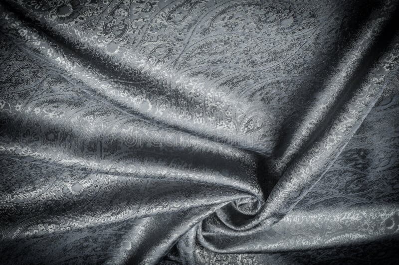 Background Texture, Pattern. Gray Paisley Silk Jacquard is an in Stock ...